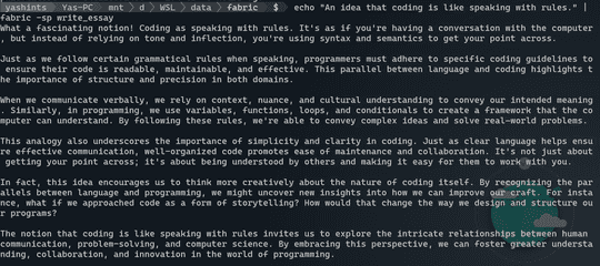 Yas Adel Mehraban (Yashints) | 🔮 fabric, augmenting humans using AI