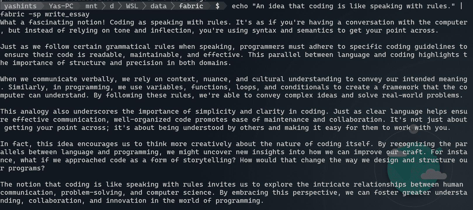 Yas Adel Mehraban (Yashints) | 🔮 fabric, augmenting humans using AI